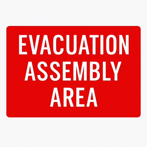 Evacuation Assembly Area Sign – Brimarc Signage